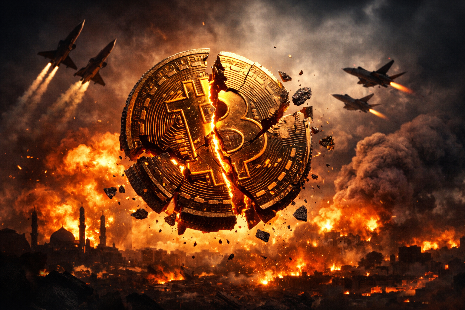 Is a $10K Bitcoin Crash Possible in US-Iran War Scenario?