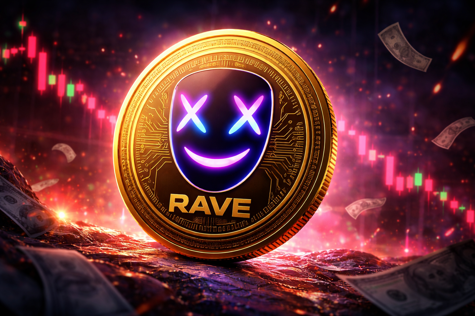 Here Is Why the RAVE Coin Price Fell 95% From $26 to $1